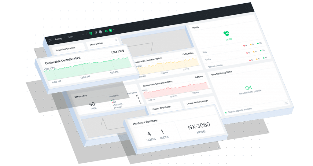 Nutanix Prism, console de gestion intelligente
